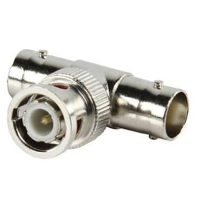 Adaptateur BNC mâle vers 2 BNC femelles CONECTICPLUS