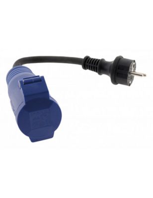 Adaptateur caravane femelle CEE17 en mâle 16A Zenitech | Castorama