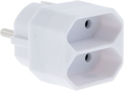 Adaptateur de prise type C - double - Zenitech | Castorama