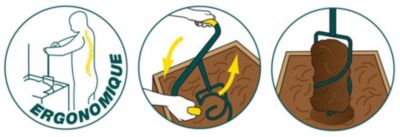 Aérateur de compost Leborgne Aerocompost Naturovert