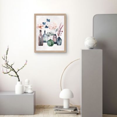 Affiche Flower Vase , fleurs, nature l.40 x H.50 cm multicolore