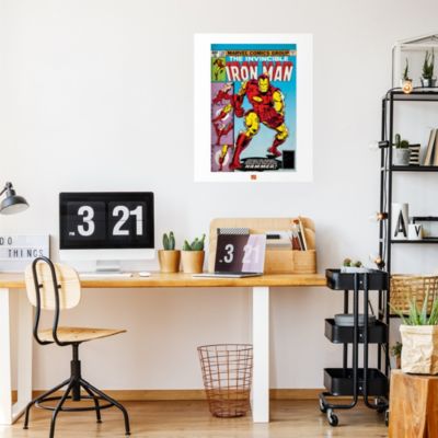 Affiche Iron Man vintage Dada Art l.40 x H.50 cm