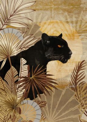 Affiche panthère savane l.50 x l.70 cm Dada art | Castorama