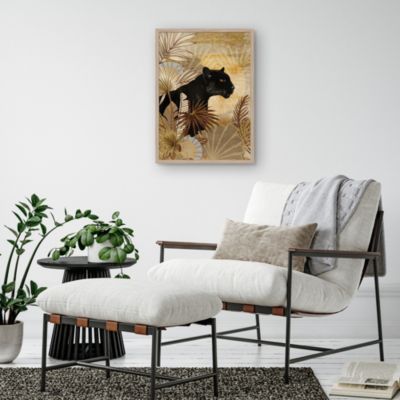 Affiche panthère savane l.50 x l.70 cm Dada art | Castorama