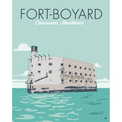 Affiche paysage Fort Boyard CM Creation L.40 x H.50 cm | Castorama