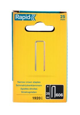 Agrafe galva 25 mm Rapid, 1920 pièces