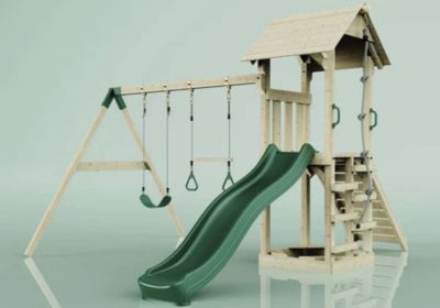 Aire de jeux PolarPlay Vimmerby Aire de jeux portique bois avec ...