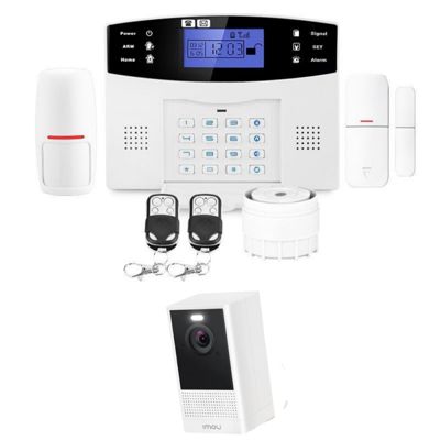 Alarme maison gsm et caméra connectée sans fil lifebox evolution - kit ...