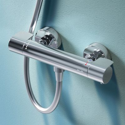 AM.PM Mitigeur Thermostatique de douche Robinet Salle de Bain Chromé ...
