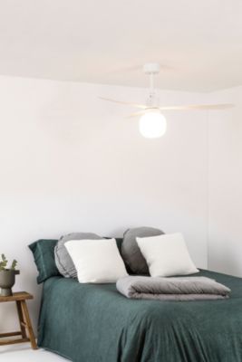 AMELIA L BALL LED Ventilateur de plafond blanc