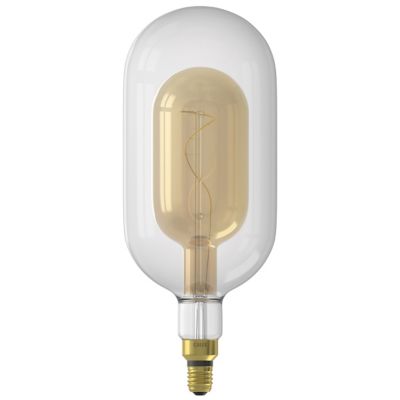 Ampoule à suspendre tube Sundsvall fusion or dimmable E27 Tube ⌀ 15cm ...