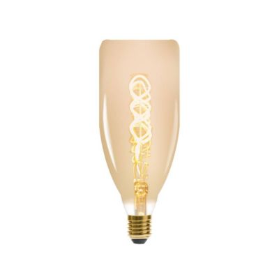 Ampoule LED "Bouteille" ambrée - filament torsadé E27 - Atmosphera