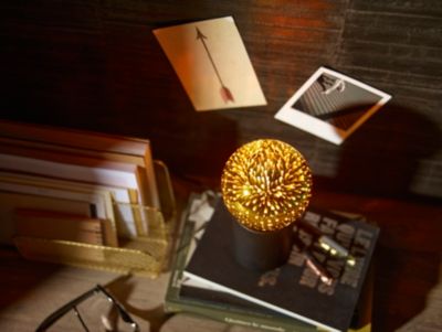 Ampoule LED décorative globe Cosmos globe G95 E27 1,5W 60lm ⌀9,5 x H.13cm blanc chaud Girard Sudron