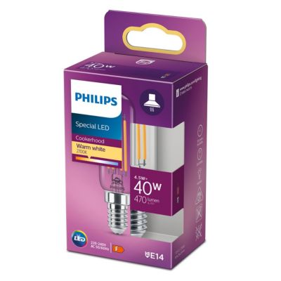Ampoule LED E14 (SES) T25 470lm 4.5W = 40W IP20 blanc chaud Philips
