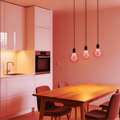 Ampoule LED E27 A60 dépoli connectée RVB blanc variable 806 lm dimmable ...