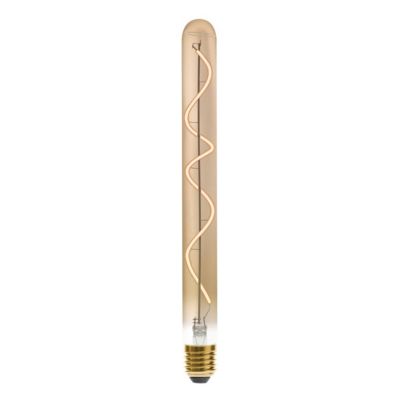 Ampoule LED "Tube" ambrée - filament torsadé E27 - Atmosphera | Castorama