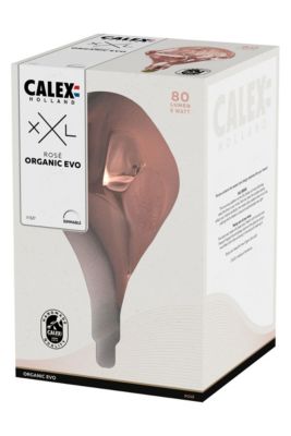 Ampoule LED XXL filament dimmable E27 80lm blanc chaud rose Ø16,5 x L.28cm Calex