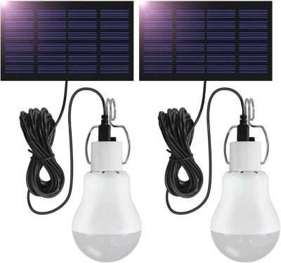 Ampoule Solaire Suspendue Haute Luminosité avec Panneau Déporté