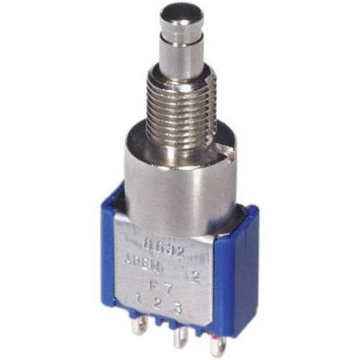APEM 8646A bouton-poussoir à accrochage 250 V/AC 3 A montage panneau 6 ...