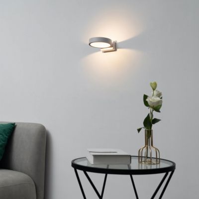 Applique circulaire blanche design LED - Eye