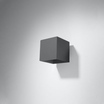 Applique en aluminium 1 ampoule 4000K - 10x12x10cm Sollux