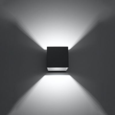 Applique en aluminium 1 ampoule 4000K - 10x12x10cm Sollux