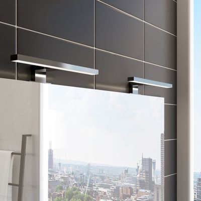 Applique led chromé pour armoire de toilette ou miroir - 4.8W ...