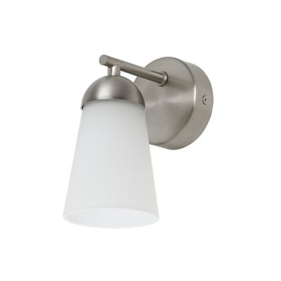 Applique murale de salle de bain Dudhon G9 4.2W IP44 GoodHome argent ...
