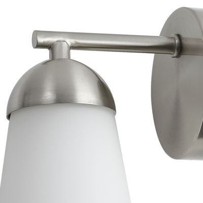 Applique murale de salle de bain Dudhon G9 4.2W IP44 GoodHome argent