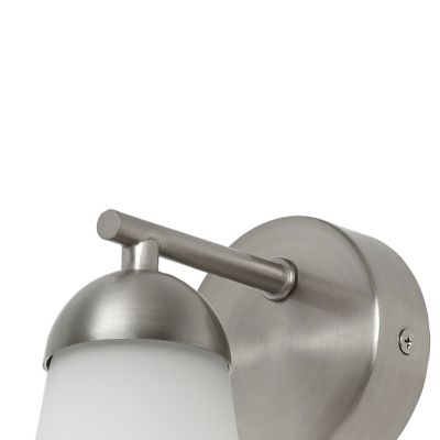 Applique murale de salle de bain Dudhon G9 4.2W IP44 GoodHome argent ...