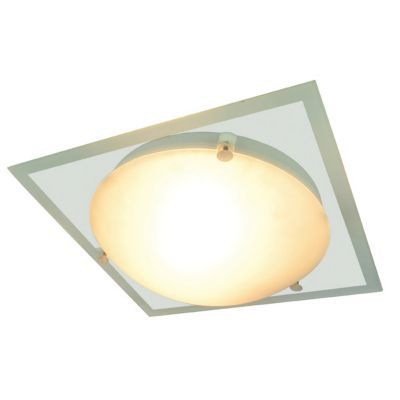 Applique murale Difuz Chrome/Transparent | Castorama