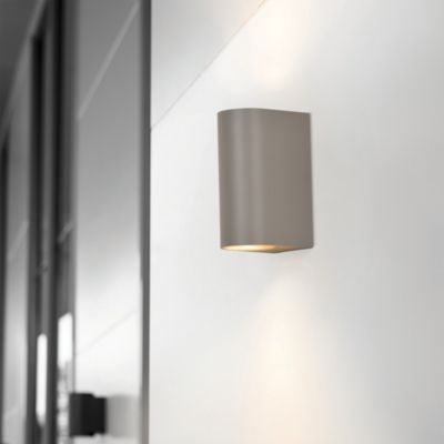 Applique murale extérieur Wiiliam Up&Down gris beton IP44 GU10 35W Corep