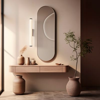 Applique murale LED 45 cm coffee CCT réglable 3000-6000K salle de bain ...