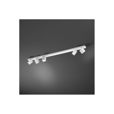 Applique murale led carrée blanche orientable ODDY 5xGu10 Perenz