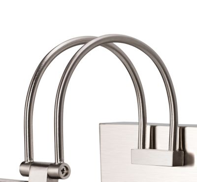 Applique murale LED intégrée Giausar 780lm 9W IP20 GoodHome argent ...