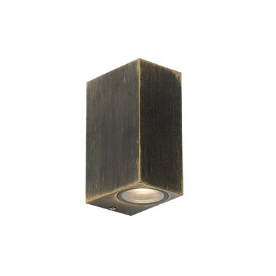 Applique murale moderne or antique 2 lumières IP44 - Baleno