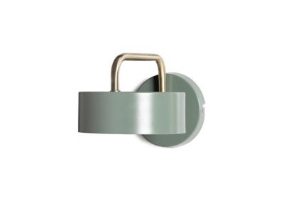 Applique murale style vintage en métal - L. 24 x H. 14.5 cm - Vert et ...