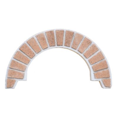 Arcade ocre pour habillage four à bois Ephrem l'Essentiel | Castorama