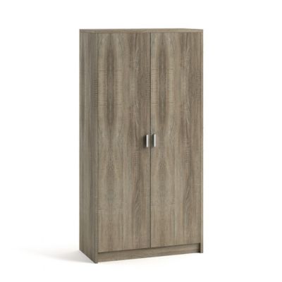 Armoire 2 portes TOLLY Chene sonoma L75 cm