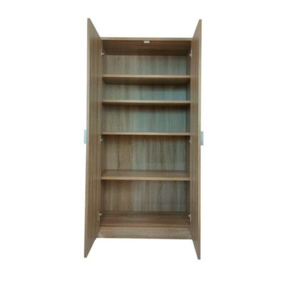 Armoire 2 portes TOLLY Chene sonoma L75 cm