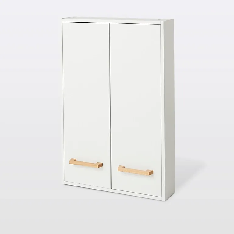 Armoire de salle de bains faible profondeur GoodHome Ladoga blanc L. 60 ... Armoire de salle de bains faible profondeur GoodHome Ladoga blanc L. 60 ...