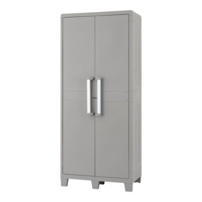Armoire haute plastique 4 tablettes Major L.49 x H.182 x P.78 cm
