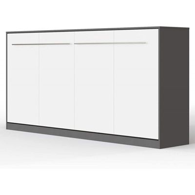 Armoire Lit escamotable 90x200cm Supérieur Horizontal Lit Mural ...