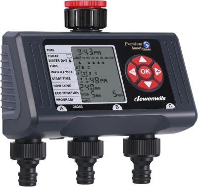 Arroseur programmable 3 Zones, programmateur d'eau avec 4 procédures ...