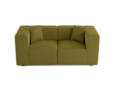 Arty - canapé modulable 2 places - en tissu mailles 3D - Lisa Design | Castorama