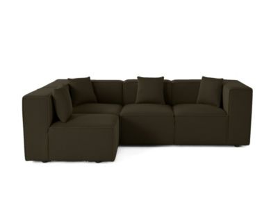 Arty - canapé modulable d'angle gauche 5 places - en tissu mailles 3D ...