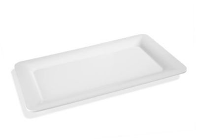 Assiette en Mélamine Gastronorme L 32,5 à 53 cm - Pujadas - Blanc - l32 ...