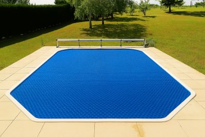 Bâche à Bulles Piscine 5,5x3 m OXO Dark Blue 500 microns - Non Bordée ...