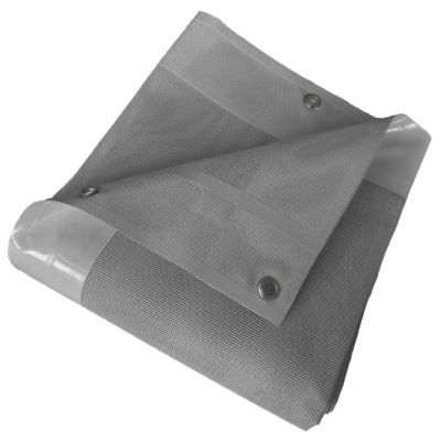 Bâche Carport Micro-Perforée 2,5x3 m Grise - Garantie 5 ans TECPLAST ...