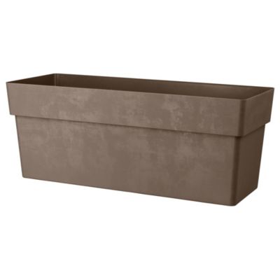 Bac à fleurs muret Like R camel 39x38x99cm Deraoma | Castorama